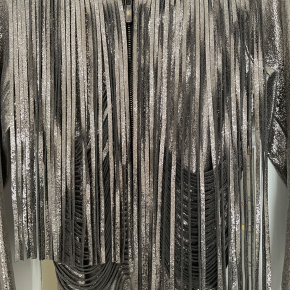 Nour Hammour | Jackets & Coats | Rare Nour Hammour Retrograde Metallic ...